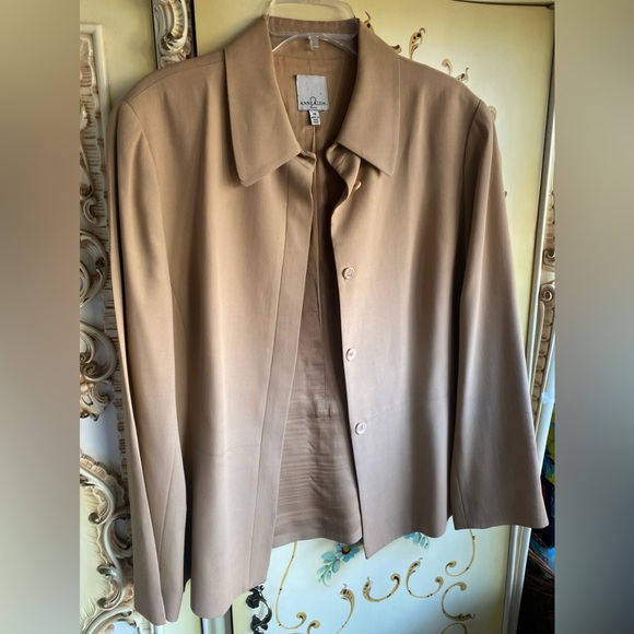 Anne Klein | Jackets & Coats | Vintageann Klein 2 Tailor Look 99s Fully ...
